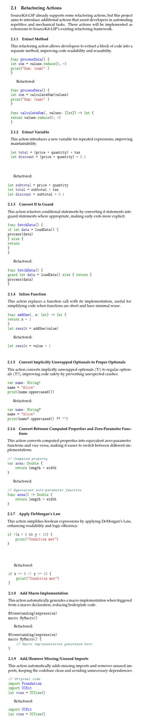 Interested To Collab To Add Refactoring Actions To Sourcekit Lsp Gsoc Swift Forums