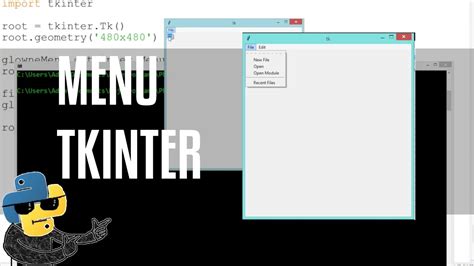 Interfejs Graficzny Menu Python Youtube