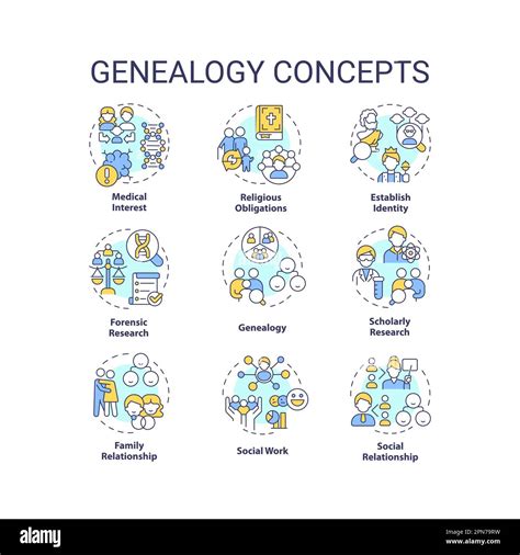 Genealogical Research Motivation Blue Rectangle Infographic Template