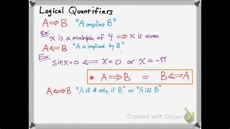 Math As A Language Part I Logical Quantifiers Youtube