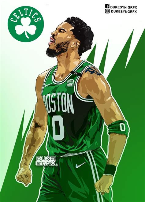 Pinterest Jayson Tatum Tatum Basketball Artwork