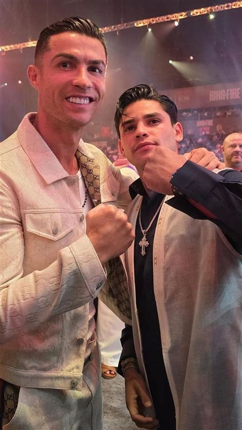When Boxing Royalty Meets Football Greatness Magic Happens King Ryan And Cristiano Ronaldos