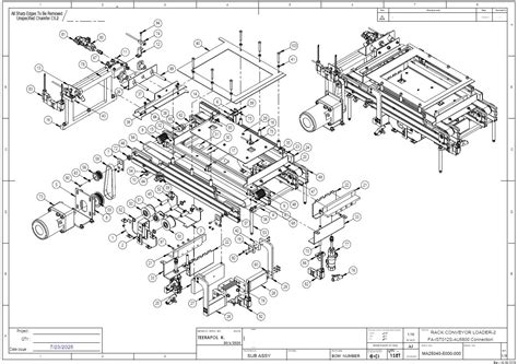 รีวิวงาน เขียนแบบ Drawing Bom Partlist รับจ้างเขียนแบบออกแบบ