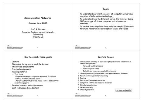 Lecture Topics Computer Engineering And Networks Laboratory