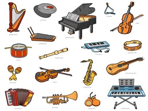 Types Of Musical Instruments And Their Names Flash Sales