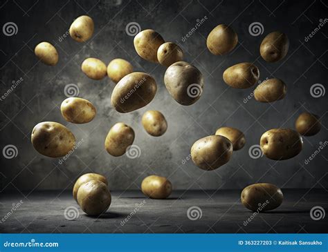 Floating Potatoes A Surreal Journey Through Ethereal Potato Photography