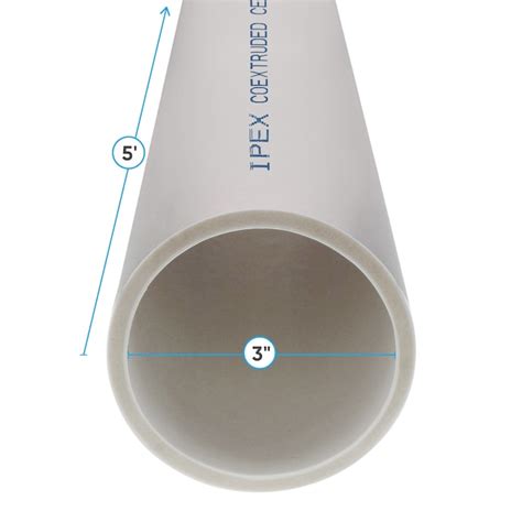 Ipex 3 In X 5 Ft Pvc Dwv Foam Core Pipe In The Pvc Dwv Pipe And Fittings