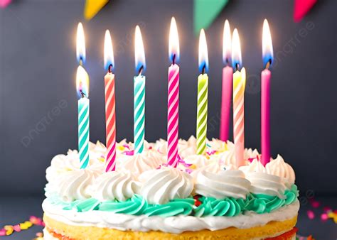 Printable Birthday Cake With Candles