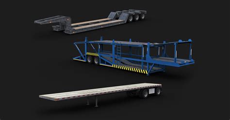 Trailer Pack Lowpoly 2 3d Land Unity Asset Store