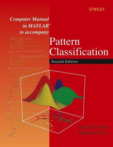 computer manual in matlab to accompany pattern classification second