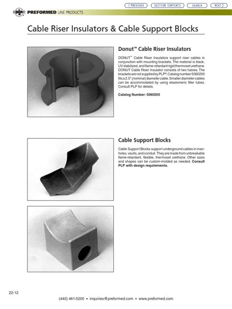 Cable Riser Insulator Pdf