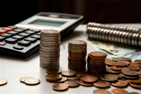 计算器和货币的摄影图高清图片下载 正版图片600365833 摄图网