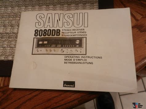 Sansui 8080db Receiver Photo 4861372 Us Audio Mart