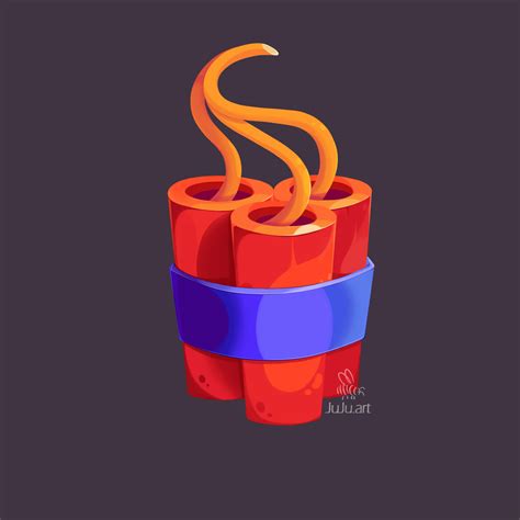ArtStation - Динамит 2D