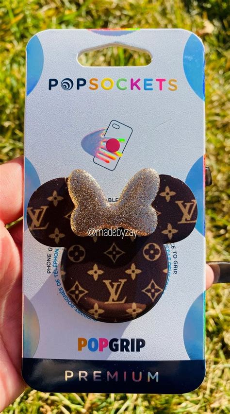 Designer Inspired Popsocket Minnie Shape Head With Bow Etsy