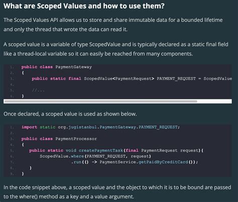 An Introduction To Scoped Values In Java Foojay Io Today