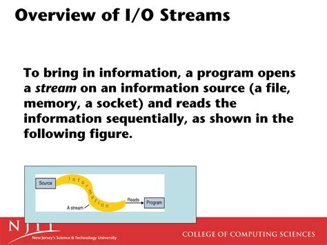 Input Output Streams Ppt