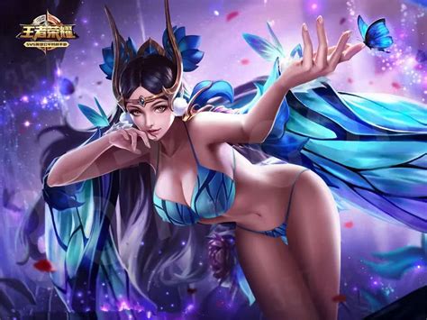 王者女英雄比基尼 千图网