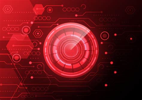 Red And Black Technology Background Red Tech Background Images