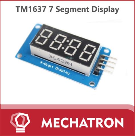 Jual Tm1637 4 Digit 7 Segment Display For Arduino Seven Segmen Jam