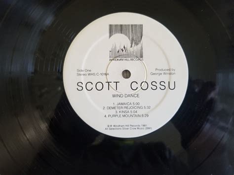 Scott Cossu ‎– Wind Dance–Windham Hill Records ‎– WHS C-1016 LP 1981 Jazz NewAge | eBay