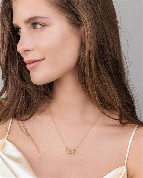 Interlocking Necklace 925 Sterling Silver