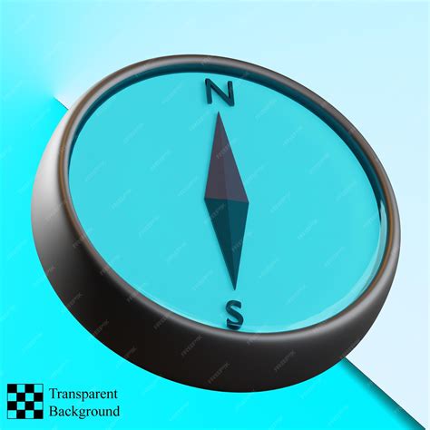 Premium Psd Compass 3d Illustration