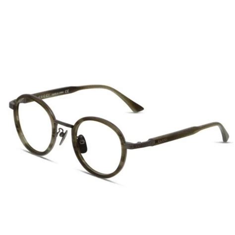 Gucci Accessories Gucci Round Eyeglass Frame In Gray Poshmark