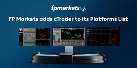 Fp Markets Wprowadza Platformę Ctrader Rozszerzając Swoją Bogatą Ofertę Comparic