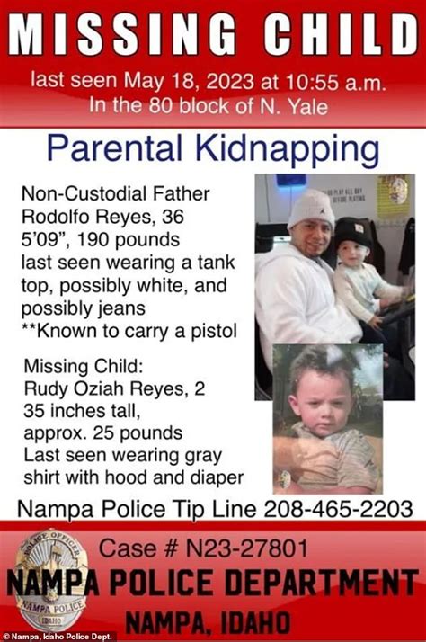 Amber Alert Is Issued For Missing Two Year Old Boy Rudy Oziah Reyes