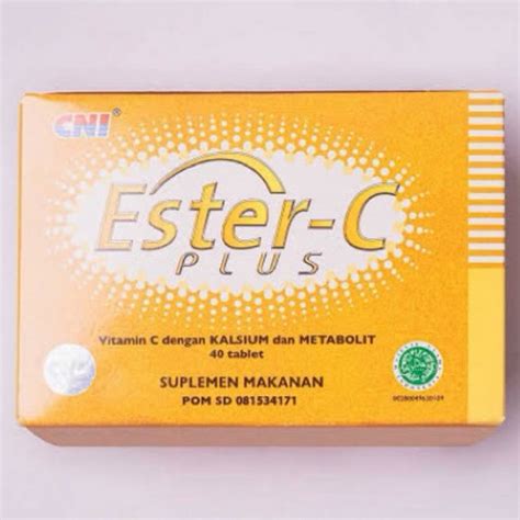Jual [promo] Ester C Plus Cni Vitamin C Isi 40 Tablet Asli Original