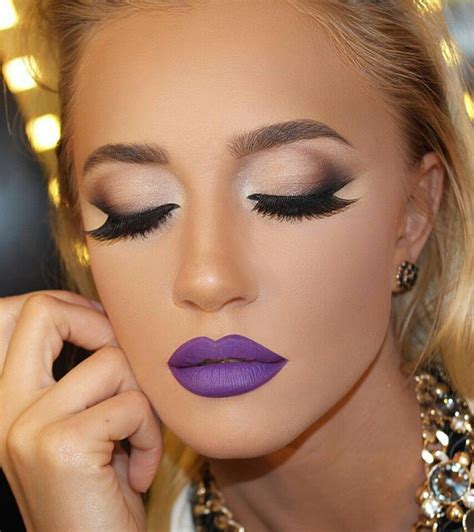 Purple Lips Purple Lips Makeup Beauty