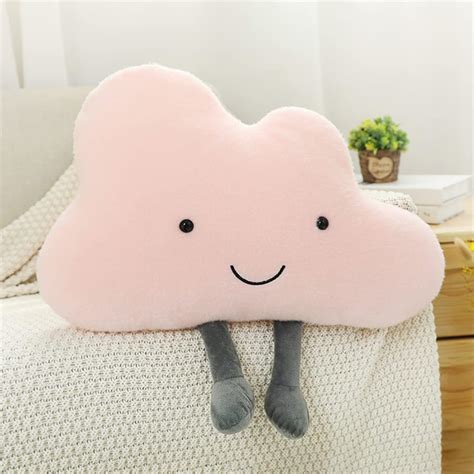 Zuwxeu Cloud Pillows Cute Home Plush Pillow Car Head Pillow Cushion Plush Decorative