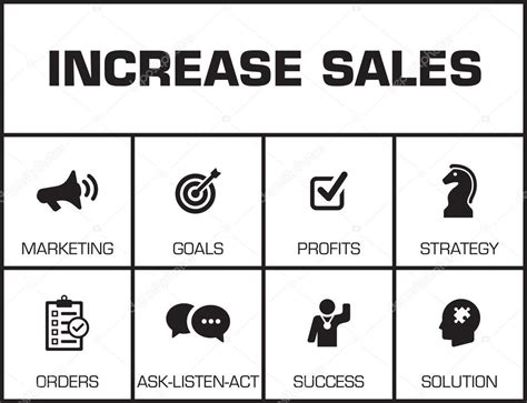 Increase Sales Chart Stock Vector By Garagestock