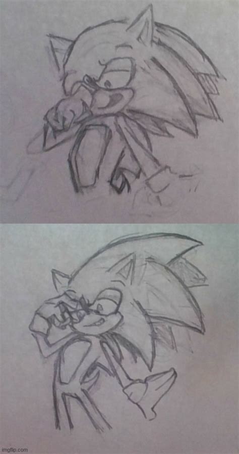I Drew More Sonics These Were Original Poses Imgflip