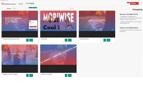 New Third Party Store For Mobirise Mobirise Forums