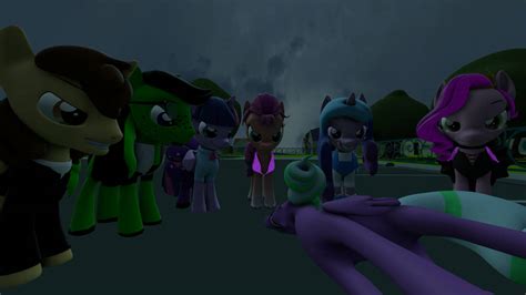 [sfm Mlp] Opaline Arcana Defeated By Csxisaiahjonesproduc On Deviantart