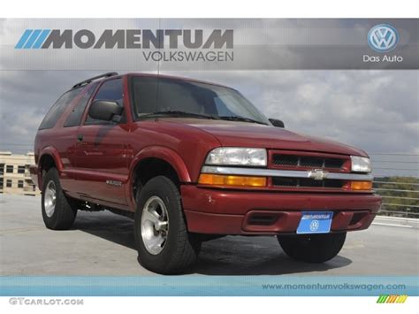 2001 Majestic Red Metallic Chevrolet Blazer Ls 62312836 Photo 15