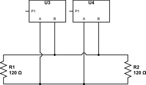 Network Rs485 Redundant Termination Resistor Electrical Engineering