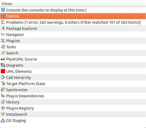 Eclipse Toggle Showhide Panels Stack Overflow