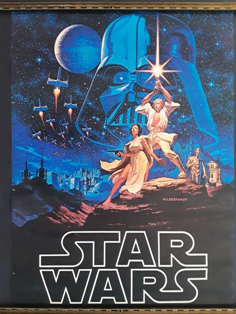 Vintage Star Wars Movie Poster