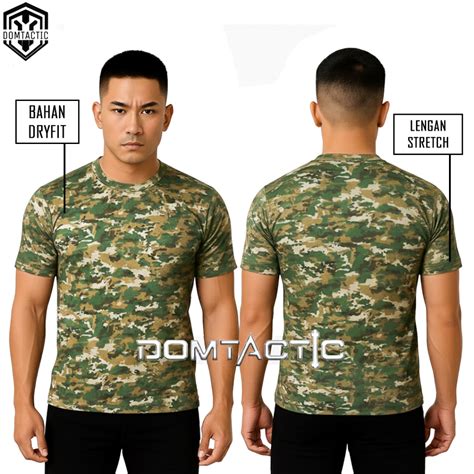 Jual Kaos Loreng Tni Dryfit Sage Green Baju Pdl Loreng Tni Ad Sage