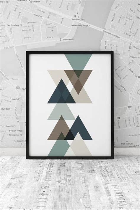 50 Wall Art Ideas Make A Modern Statement With Abstract Geometric