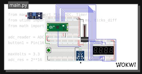 Embedded Voltmeter Wokwi Esp32 Stm32 Arduino Simulator