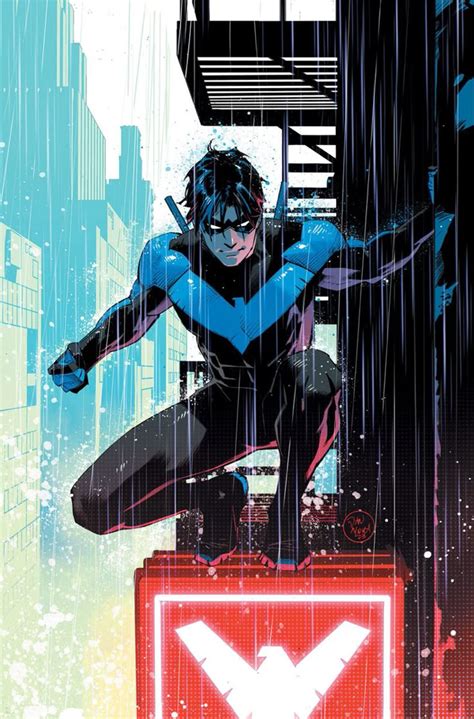 Nightwing Nightwing Nightwing And Batgirl Dc Comics Art