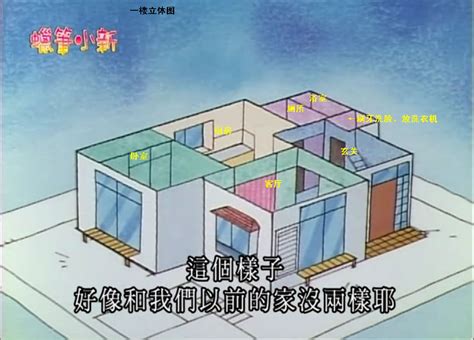 蜡笔小新的家内部 蜡笔小新的家全景图 伤感说说吧