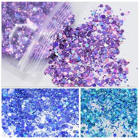 Shiny Nail Glitter Powder 500g1kg Bag Of Sparkles Sequins And Flakes