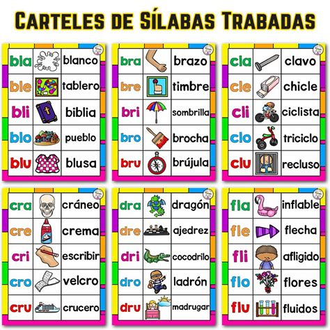 Sílabario Ilustrado De Sílabas Trabadas Pdf Gratis