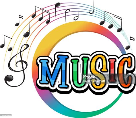 흰색 배경에 음악 노트가있는 단어 음악을위한 글꼴 디자인 0명에 대한 스톡 벡터 아트 및 기타 이미지 0명 낱말 노래 Istock