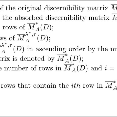 absorption law of discernibility matrix download scientific diagram